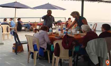 Dinner at Ganga View Roof Top Restaurant in Varanasi - Indiator